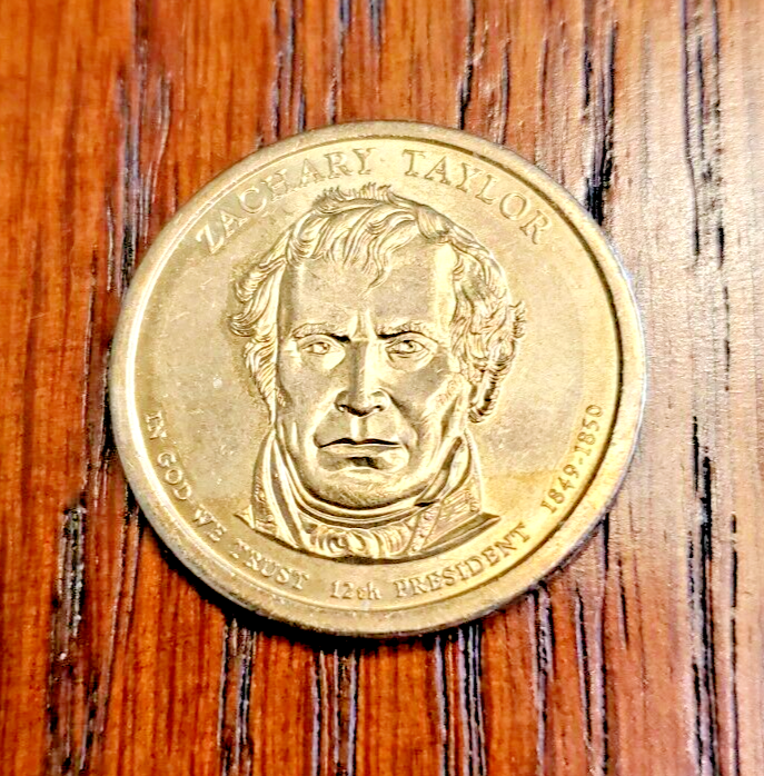 2009 D RARE Zachary Taylor Presidential Golden Dollar Gold Coin | eBay