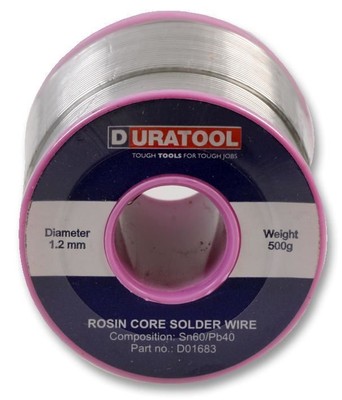 DURATOOL - Fil à souder 60/40, 1,2 mm, 500 g | eBay
