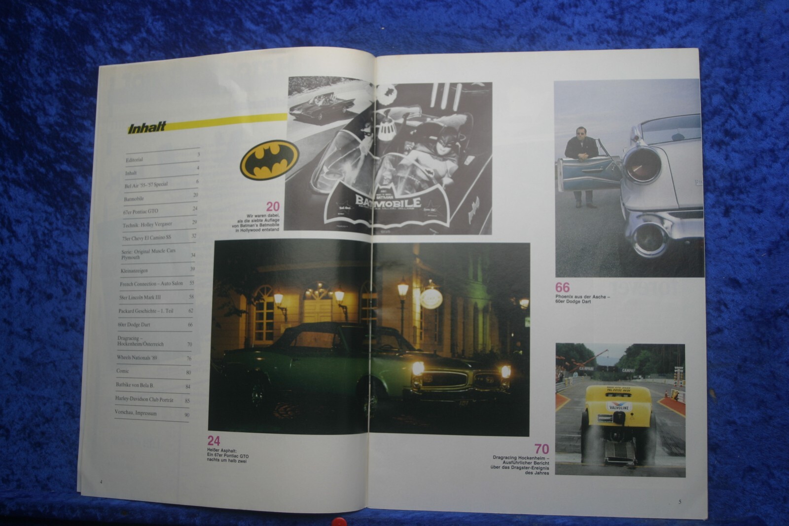 Wheels Magazin (dt) Nr. 11-12/89 Pontiac GTO 1967 Batmobile Chevy ...