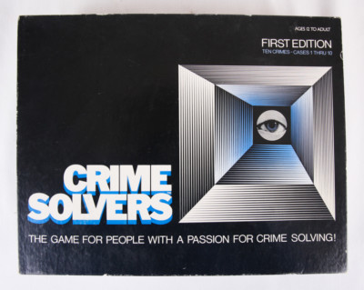 Vintage Crime Solvers Board Game, 10 Cases Plus 1, Ages 12+, Complete ...