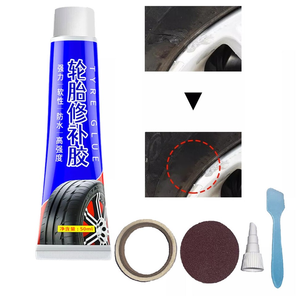 3X Tire Patch Plug Sidewall Repair Glue For Side Bonding Or Tire ...