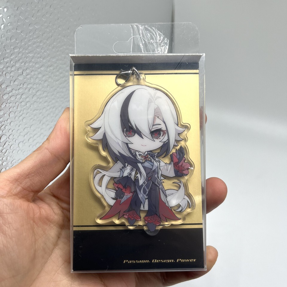 Genshin Impact Neuvillette Lynette Lyney Keychain Keyring Acrylic Stand ...