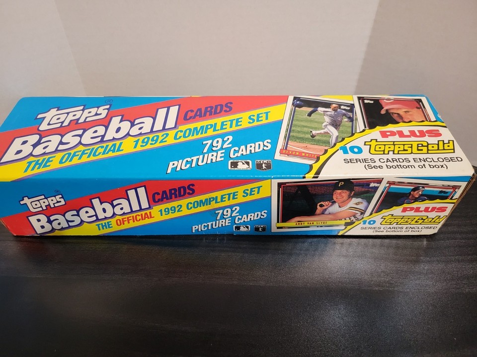 1992 Topps Baseball Cards Official Complete Set - 792 Cards, 10 Topps ...