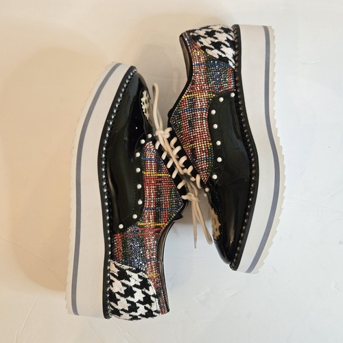 Betsey Johnson Platform Shoes Sz. 6 Goth Glam Preppy Punk Grunge ...