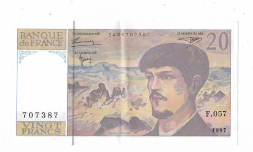 France 1997 20 Franc Banknote. French Paper Money | eBay