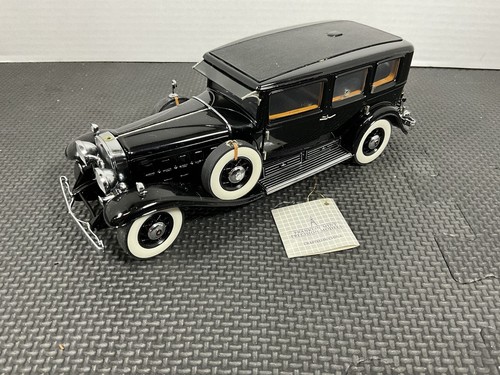 FRANKLIN MINT 1930 CADILLAC V-16 AL CAPONE CAR BLACK 1:24 W/O BOX ...