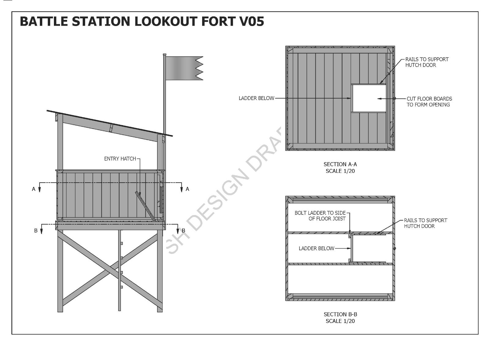 TREE HOUSE / CUBBY HOUSE / COMBAT FORT - Build With Ya Kids - Building ...