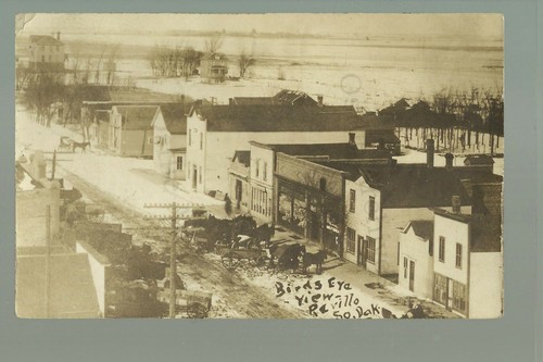 Revillo SOUTH DAKOTA RPc1910 MAIN STREET in SNOW nr Watertown Milbank ...