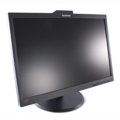 LENOVO ThinkVision 22" Inch LCD LED Monitor L2251x BLACK Camera usb ...