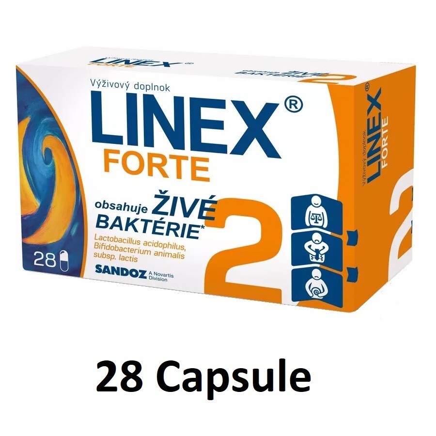 LINEX Forte Probiotici Probiotico Capsule Inulina Lactobacillus Senza ...