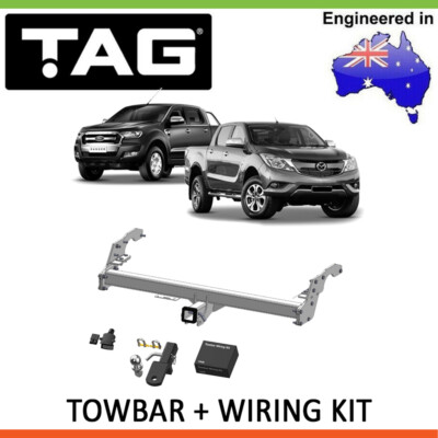 TAG Heavy Duty Towbar & Wiring Kit To Suit MAZDA BT-50 UP 2.2L P4-AT ...