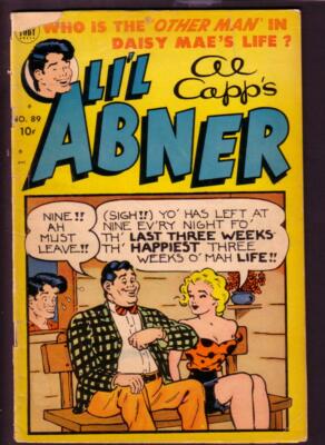 LI'L ABNER #87 AL CAPP 1952 TOBY PRESS DAISY MAE CVR G | eBay