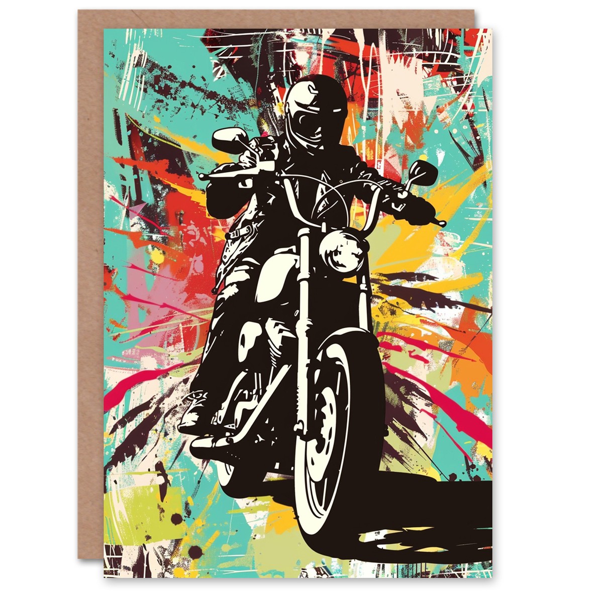 Printable Birthday Cards With Motorcycles On Them Personalised Quad