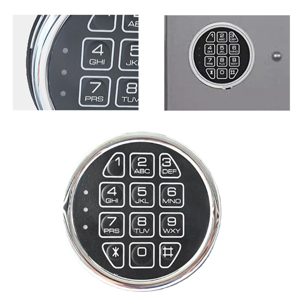 Stack on Gun Safe Lock Replacement with SwingBolt, Fireproof Chrome ...