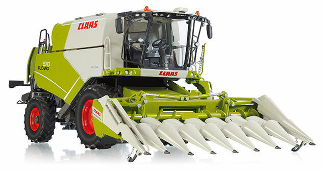 Wiking 077818 CLAAS TUCANO 570 With Maize Header Conspeed 8-75 1 32 for ...