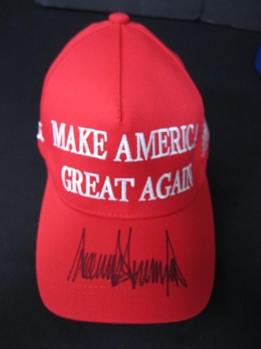 President Donald Trump Signed / Autographed MAGA Hat W/ COA 🇺🇸🔥 | eBay