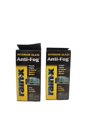 Rain-X Anti-Fog Interior Glass Anti-Fog Liquid 3.5 oz. ( 2 pack ) | eBay