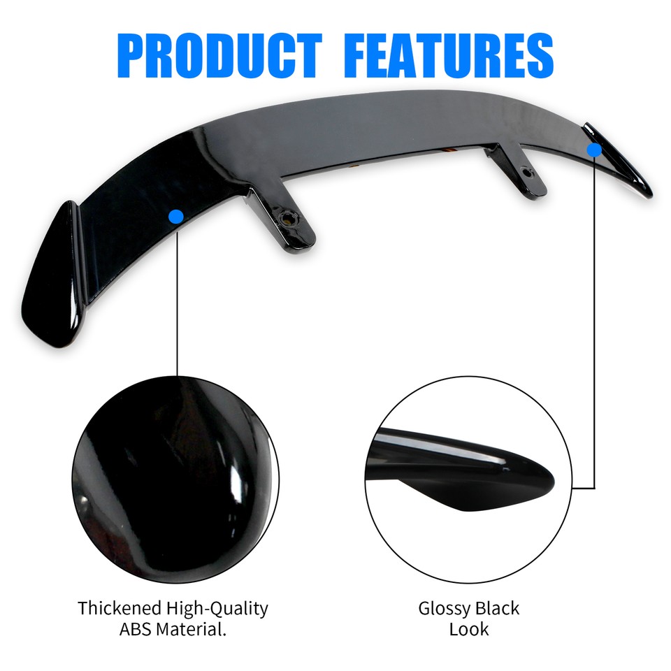 Rear Window Roof Spoiler Wing Lip Universal GT-Style SUV Hatchback ...