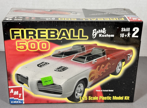 Fireball 500 Barris Kustom AMT/ERTL Barracuda 1:24 Scale Model Car Kit ...