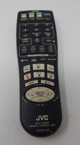 GENUINE JVC LP20337-002 TV MULTI BRAND REMOTE CONTROL | eBay