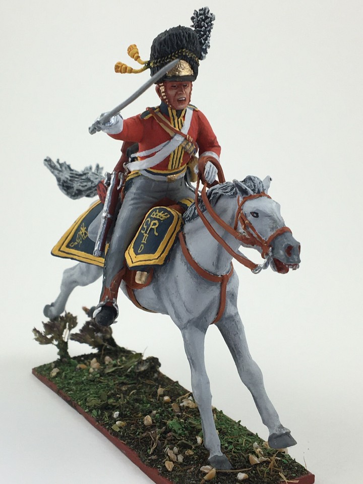 Unassembled British Scots Greys, White Metal 60 mm 1/30 Figure kit VID ...