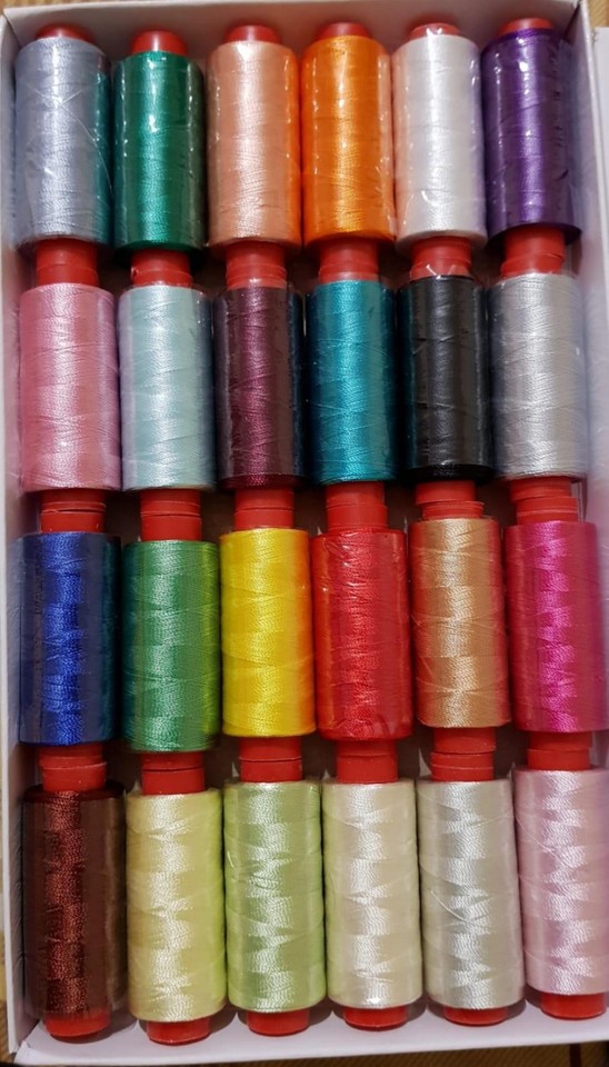 25 Embroidery Machine Thread Spools for Brother, Janome, Singer more ...