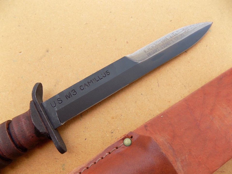 Rare Vintage Camillus M3 Fighting Knife 1991 RMBC Desert Storm 1 of 35 | eBay