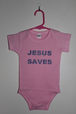 Jesus Saves Baby Girl | eBay