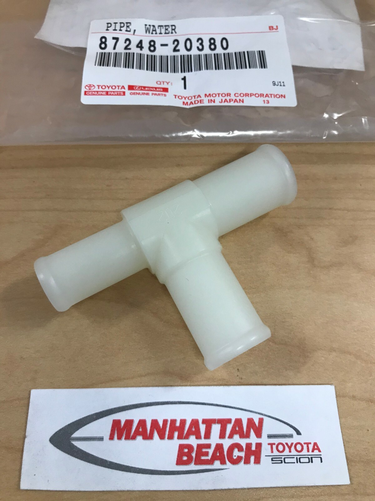 06-08 RAV4 JPP WATER COOLANT HEATER T PIPE CONNECTOR 87248-20380 | eBay