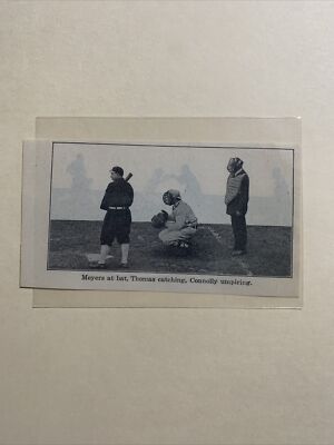 World Series Jack Meyers Buck Herzog Jack Barry Ira Thomas 1911 ...