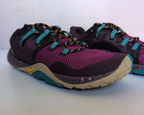 Womens Merrell Trail Glove Barefoot Purple Vibram Hiking Shoes J067040 ...