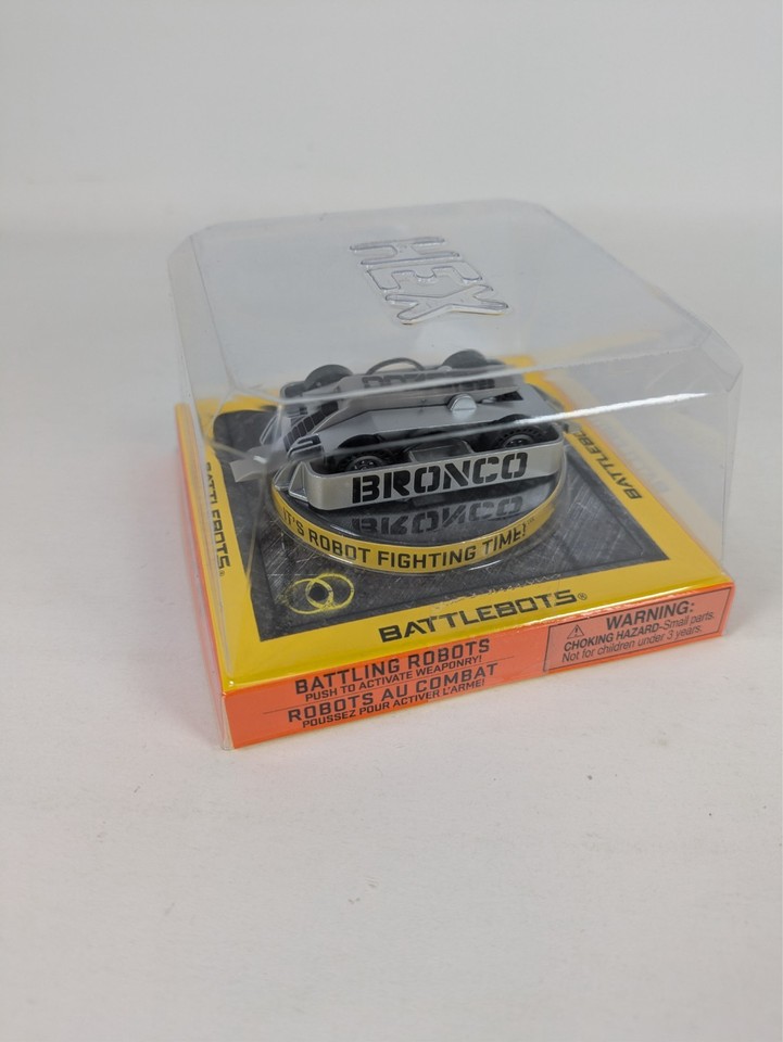 Hexbug BATTLEBOTS Push Strike BRONCO Mini GL_Rev 1 413-5237 Battle Bot ...