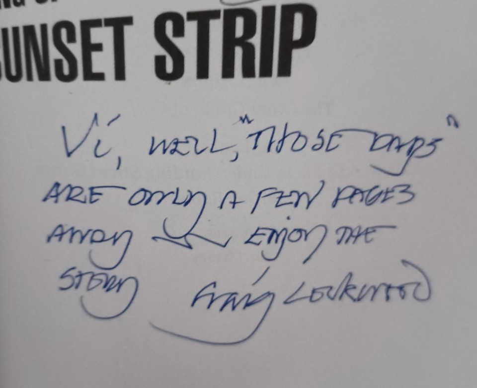 Signed x2! Steve Stevens Craig Lockwood King of Sunset Strip Mickey ...