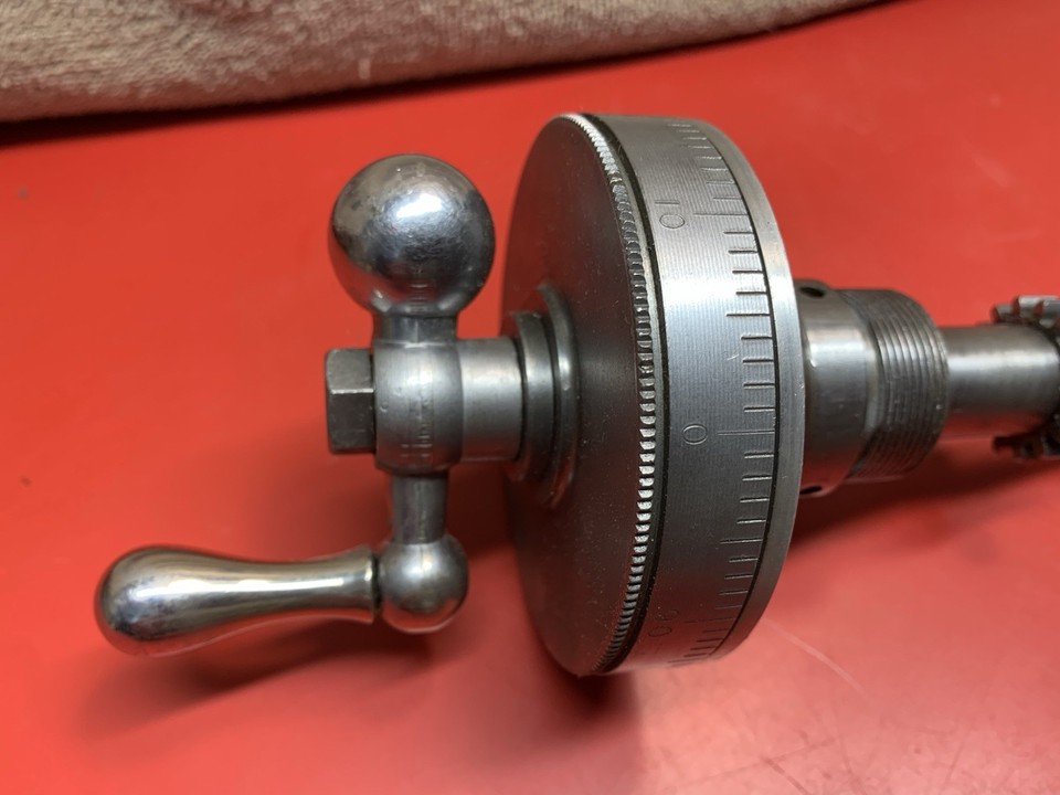 Machinist Tool Used Atlas 10 & 12 Lathe Cross Feed Screw with Large | eBay