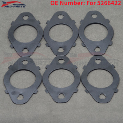 6x Diesel Exhaust Manifold Gasket Set For 98-07 Dodge Cummins 5.9L 24V ...