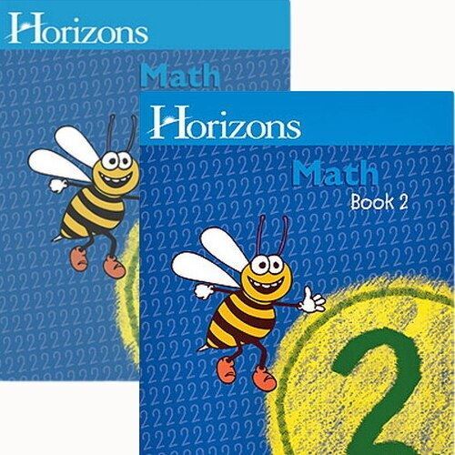 Horizons 2nd Grade Math Homeschool Curriculum Workbooks 1 & 2 and ...
