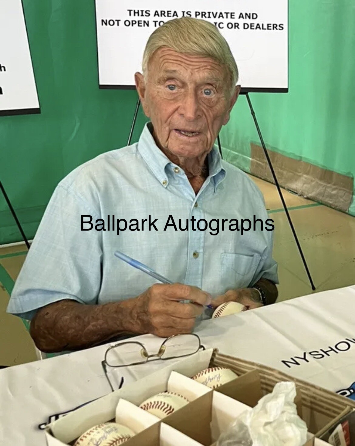 Bobby Shantz Signed Rawlings Official League Baseball Cubs Yankees A’s ...