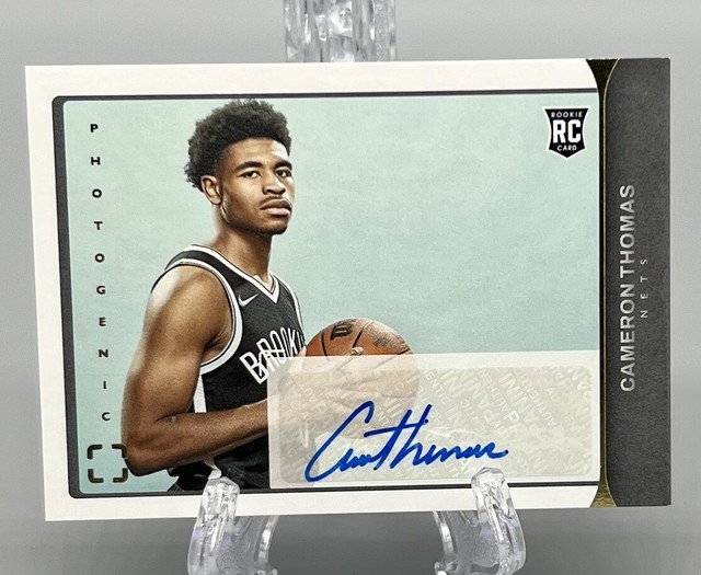 2021-22 Panini Photogenic - Rookie Signatures #RS-CAM Cameron Thomas ...