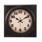 Square Wall Clock 1950s Style Retro 12 Inch Wall Clocks Battery ...