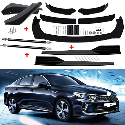 For Kia Optima 10-20 Front Rear Bumper Lip Spoiler Body Kit Splitter ...