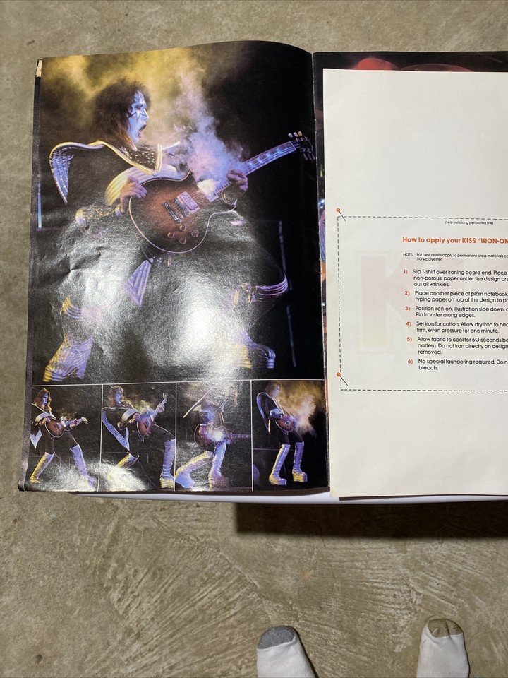 1976/1977 kiss official concert book Destroyer/Rock n roll over tour ...