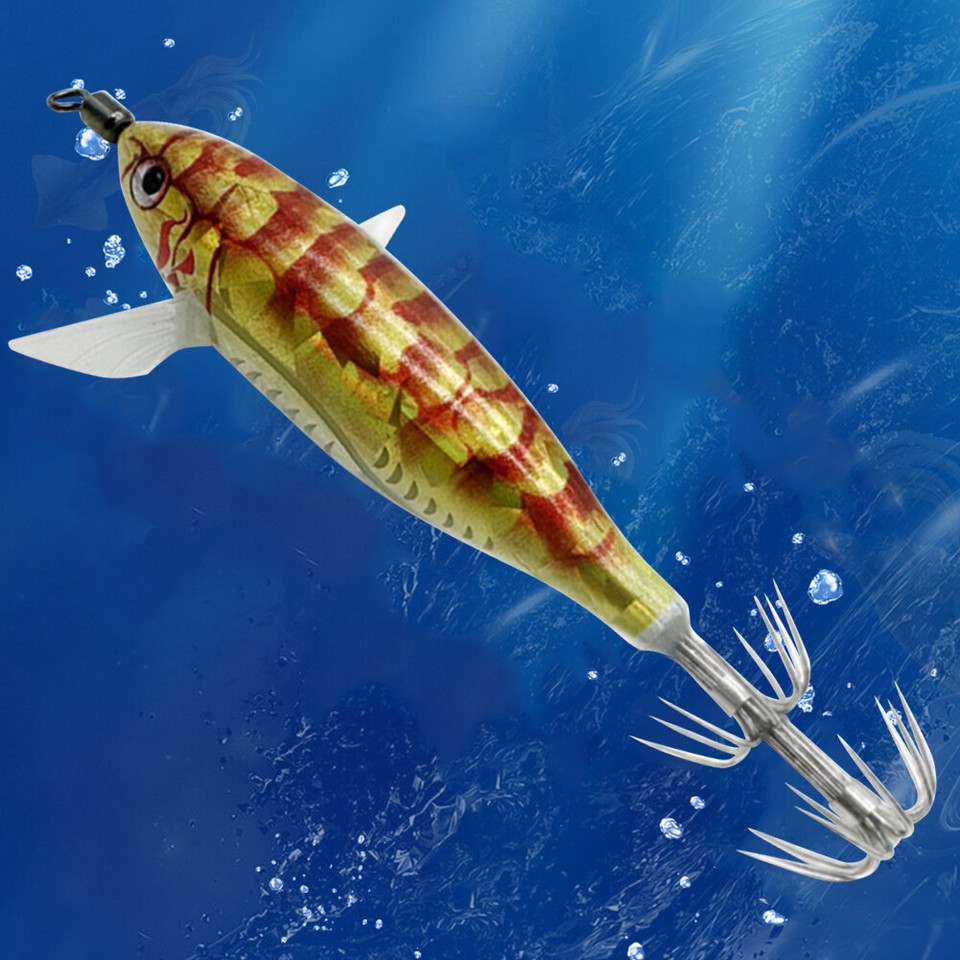 Glow In Dark Luminous Jigging Bait Squid Jigging Shrimp Hook Night ...