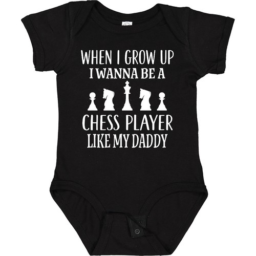 Inktastic Chess Player Childs Game Baby Bodysuit Future Board Games ...
