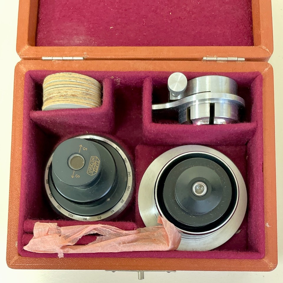 E. Leitz Wetzlar Microscope Phase Contrast Assembly Set in Box | eBay