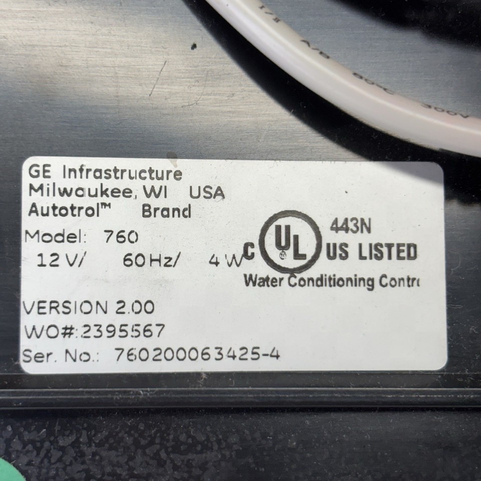 Autotrol Pentair 760 Logix Controller Timer 12V Circuit Board Water ...