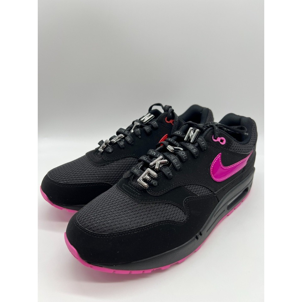 Nike Air Max 1 PRM Valentines Day Black Playfull Pink HV2302-001 Men Size 10.5. | eBay