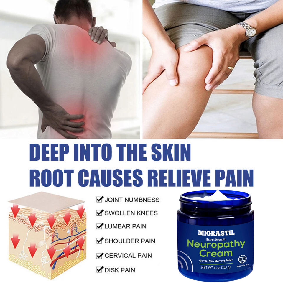 Migrastil Extra Strength Neuropathy Nerve Cream (4 oz.)2 pack | eBay