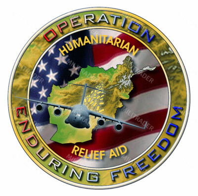 Operation Enduring Freedom Humanitarian Relief Self-adhesive Vinyl ...