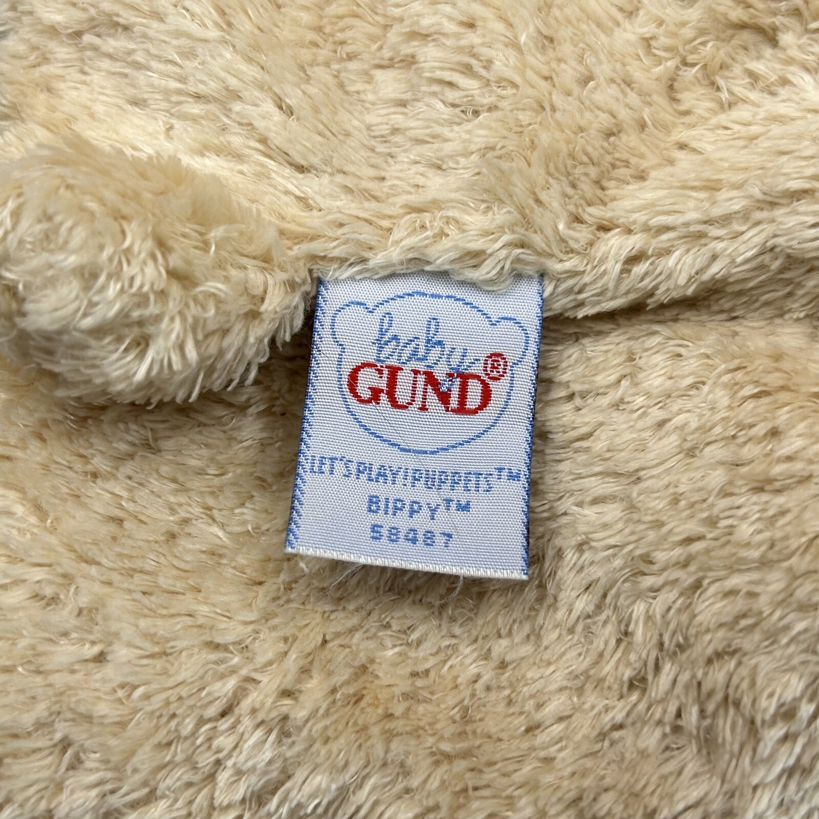 Baby Gund Lets Play Bippy and Baby Teddy Bear Hand Puppets Plush | eBay