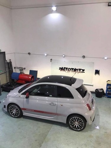 Fiat 500 Abarth side stripes abarth 595 MATT and GLOSS colours vinyl ...